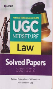 Arihant Ugc Net/set/jrf Law Solved Papers [2021-2012] By Bhavtosh Agarwal, Bhavya Dubey & Jyoti ...