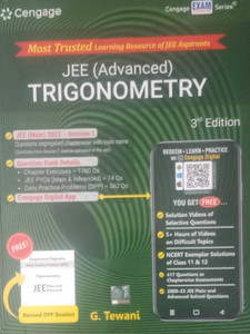 CENGAGE JEE [ ADVANCED ] TRIGONOMETRY 3rd EDITION WITH DPP BOOKLET: Buy ...