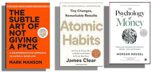 AnushkaBooks Combo ;- The Subtle Art Of Not Giving A F** & Atomic Habit ...