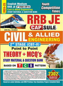 2024-25 RRB JE Civil & Allied Engineering Study Material 672 1395 E: Buy 2024-25 RRB JE Civil ...
