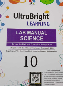 Ultra Bright Learning Lab Manual Science Class 10: Buy Ultra Bright Learning Lab Manual Science ...