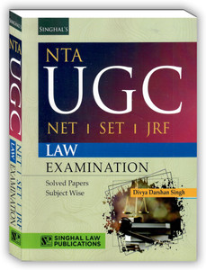 Singhal’s NTA UGC NET | SET | JRF LAW EXAMINATION SOLVED PAPERS SUBJECT WISE Edition 2023: Buy ...