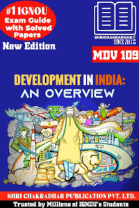 IGNOU MDV 109 Previous Year Solved Question Paper (June 2023) Development in India: An Overview ...