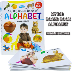 My Big Board Book Of ALPHABET: Early Learning Picture Book For Kids ...