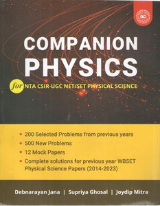 Companion Physics For Nta Csir-Ugc Net/ Set Physical Science: Buy Companion Physics For Nta Csir ...