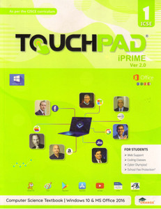 Touchpad IPRIME Ver. 2.0 For ICSE Class - 1 (Computer Science Textbook | Windows 10 And Ms ...