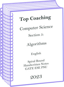 Computer Science Section 5 Algorithms Handwritten Notes For ESE Gates