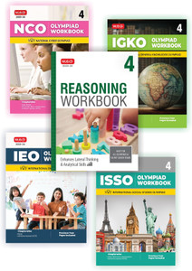 Class 4: MTG Olympiad Workbook And Reasoning Book Combo For IEO-NCO-IGKO-ISSO (Set Of 5 Books ...