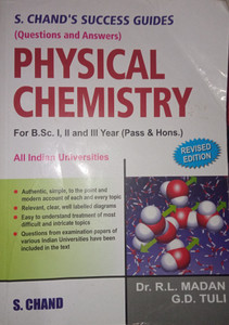 Physical Chemistry For Bsc S. Chand, S: Buy Physical Chemistry For Bsc S. Chand, S by Dr. R. L ...