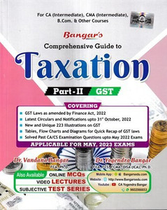 Aadhya Prakashan Comprehensive Guide To Taxation Part – II GST For CA ...