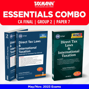Taxmann's ESSENTIALS Combo For CA Final May/Nov. 2023 Exams – Paper 7 | Direct Tax Laws ...