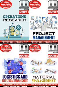 IGNOU MBA Help Books (Operations Management Area) Combo Of MMPO 1 MMPO 2 MMPO 5 MMPO 6 IGNOU ...