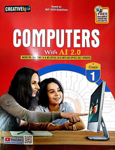Creative Kids Computer With Ai 2.0 (Windows 10 & Ms Office 2016 With Ms Office 2021) For Class 1 ...