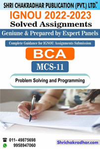 IGNOU MCS 11 Solved Assignment 2022-23 Problem Solving And Programming IGNOU Solved Assignment ...