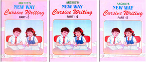 Combo 3 Book Of Archie's New Way Cursive Writing 3, 4 & 5: Buy Combo 3 ...