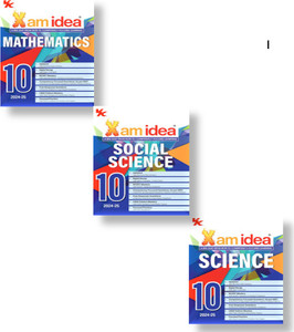 Xam Idea Mathematics , Social Science & Science [3-Books Set ]Class 10th Book | CBSE Board ...