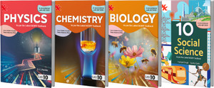 Physics, Chemistry, Biology, Social Science Book For Class 10 (Set Of 4 ...
