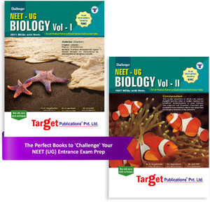 NEET UG Challenger Biology Books Vol 1 And 2 Combo For Medical Entrance Exam 2024 | Chapterwise ...