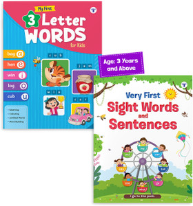My First 3 Letter Words Book And Very First Sight Words And Sentences ...