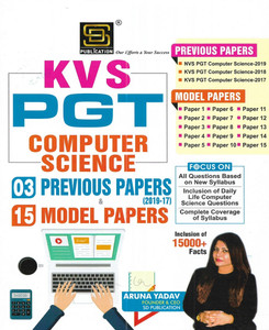 KVS PGT Computer Science 2023 Solved Papers , Model Papers In English: Buy KVS PGT Computer ...