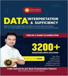 Data Interpretation And Sufficiency 3200+ Questions With Solution: Buy Data Interpretation And ...