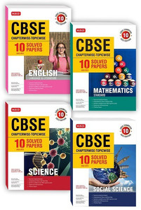 MTG CBSE 10 Years Chapterwise Topicwise Solved Papers Class 10 Mathematics Standard, Science ...