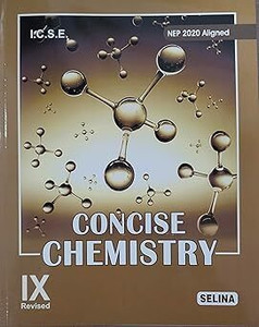 Selina Chemistry Class 9 ICSE 2026 Examinations | Concise Chemistry For ICSE Class 10 2025-26 ...