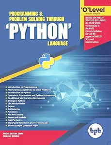 O Level Made Simple Programming & Problem Solving Through 'PYTHON' Language (M3-R5) - 2022: Buy ...