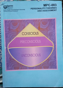 MPC-003 Personality Theory And Assessment: Buy MPC-003 Personality Theory And Assessment by ...