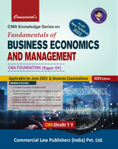 Commercial’s Fundamentals Of Business Economics And Management Edition ...