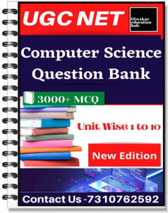 UGC NET Computer Science Practice Set Question Bank Book Unit Wise 3000 Question Answer MCQ With ...