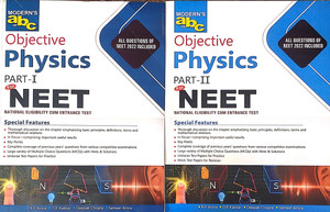 Modern ABC Objective Physics NEET Part 1 & 2 All Questions Of NEET 2022 Included NEET Entrance ...