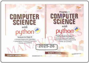 Computer Science With Python Textbook And Practical Book For Class-11, By Sumita Arora (Dhanpat ...