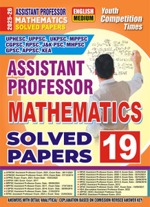Assistant Professor Mathematics (English Medium) 19 Sets Solved Papers 2025-26: Buy Assistant ...
