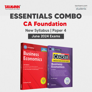 Taxmann's ESSENTIALS Combo | CA Foundation | New Syllabus | June 2024 Exams – Paper 4 ...