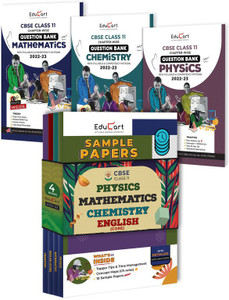 Educart CBSE Class 11 Sample Papers 2022-23 Bundle - Physics, Chemistry, Maths And English (7 ...
