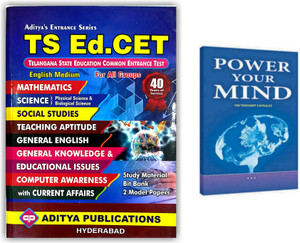 TS EDCET 2023 Preparation Guide For All Groups Along With Power Your Mind Book - Pack Of 2 Book ...