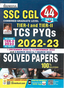 SSC CGL TIER-1 AND TIER-2 TCS PYQs SOLVED PAPERS (44 SETS): Buy SSC CGL TIER-1 AND TIER-2 TCS ...