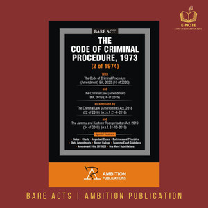 The Code Of Criminal Procedure, 1973 (2 Of 1974) Cr.p.c. Bare Act 2024: Buy The Code Of Criminal ...