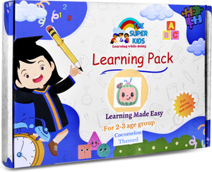 TheSuperKids Learning Pack For Age 2 To 3 Year Reusable And Untearable ...