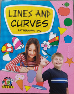 LINE AND CURVES Pattern Writing Book For All Children, Kids, Early Learning Book For Kids, Etc ...