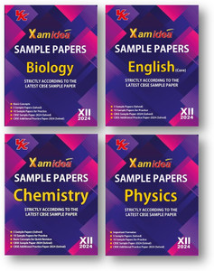 Xam Idea Sample Papers Simplified Biology, Physics , Chemistry & English (4-Books Set) | Class ...
