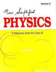 New Simplified Physics Vol. I & Ii A Reference Book For Class - Xi: Buy New Simplified Physics ...