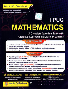 Jeevith 1st PUC - Mathematics - Student's Illuminator|A Complete Question Bank With Authentic ...
