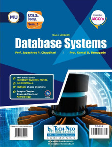 Database Systems For MU Sem 2 F. Y. B.Sc.(Computer Science) Course Code : (USCS204) Academic ...