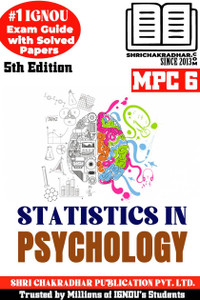 IGNOU MPC 006 Solved Guess Papers Pdf From IGNOU Study Material/Books (Statistics In Psychology ...