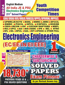 (English Medium) Electronics Engineering Volume-1 Chapterwise Solved Papers 211+ (2024): Buy ...