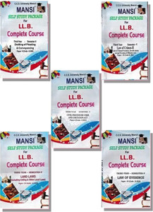 Sadhna Prakashan Mansi CCS University Meerut Self Study Package For LLB Complete Course Semester ...