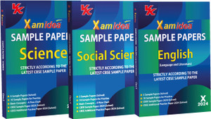 Xam Idea Sample Papers Simplified Bundle Set Of 3 Books (Science, Social Science, & English ...