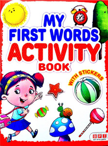 My First Activity Book For Kids With Stickers . My First Words Activity ...